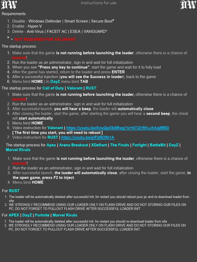 Instruction[en] (1) | PDF | Booting | Software