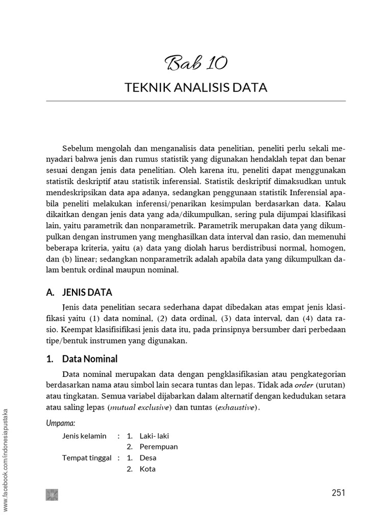 Teknik Analisa Data | PDF