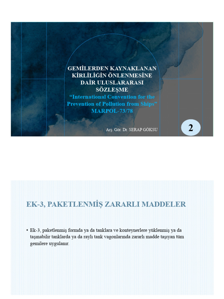 Marpol 2 | PDF
