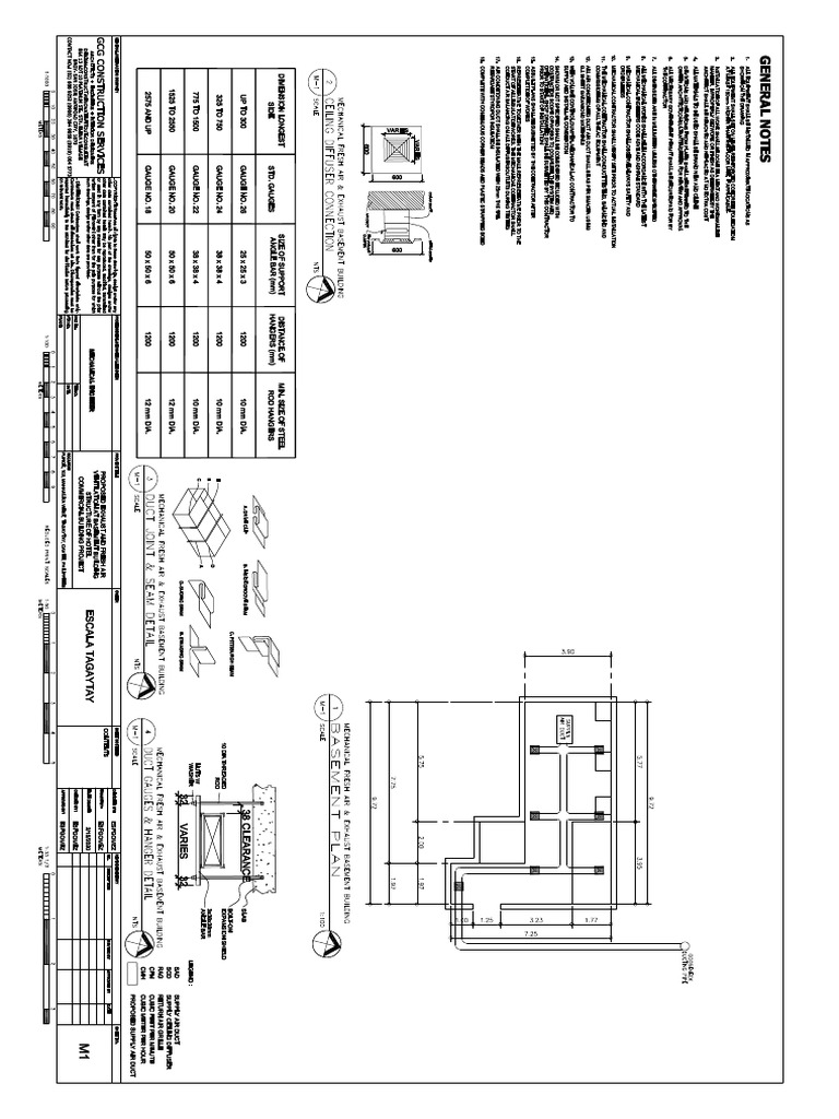 Exhaustandfreshair - Mechanical Plan | PDF