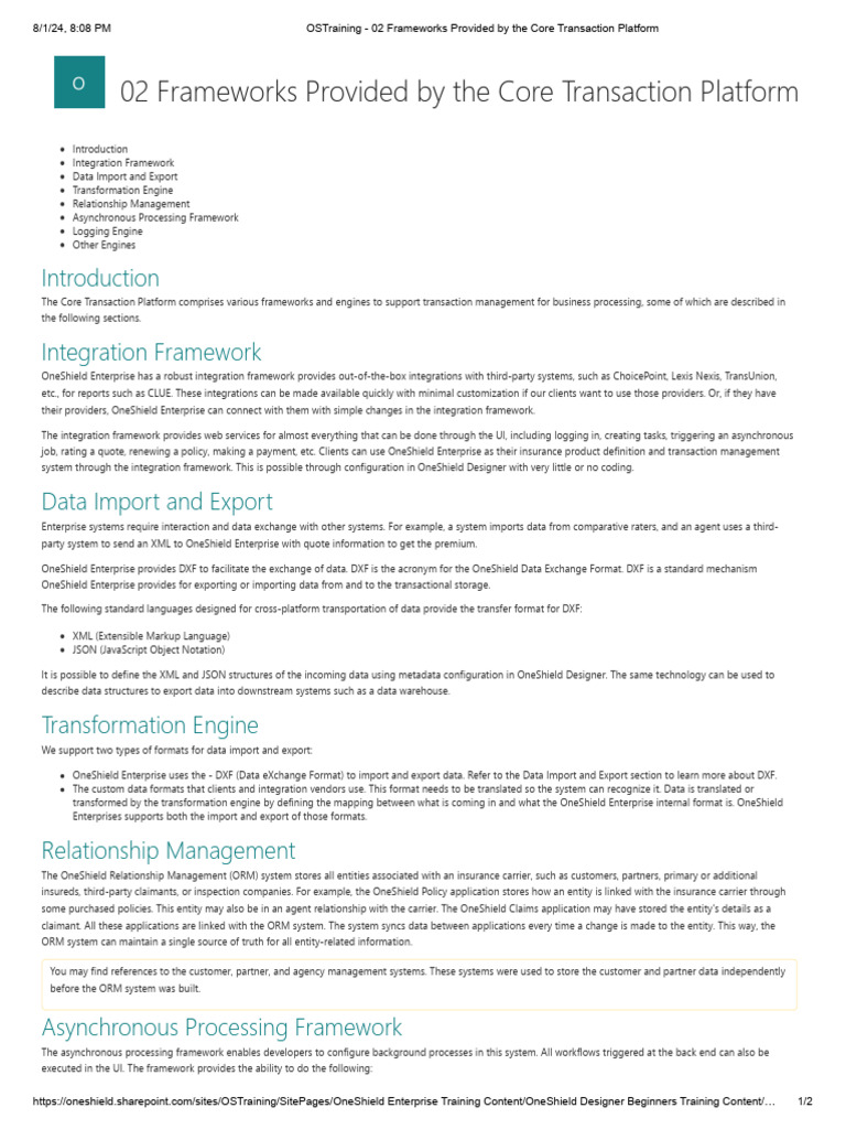Rafath Provided by the Core Transaction Platform(1) | PDF | Json | Xml