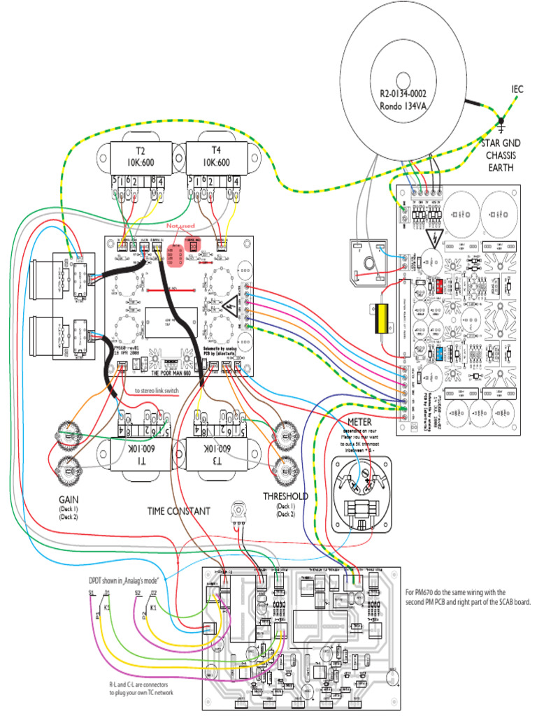 PoorMan+SCAB WiringGuide R1 | PDF | Electrical Engineering | Electronics