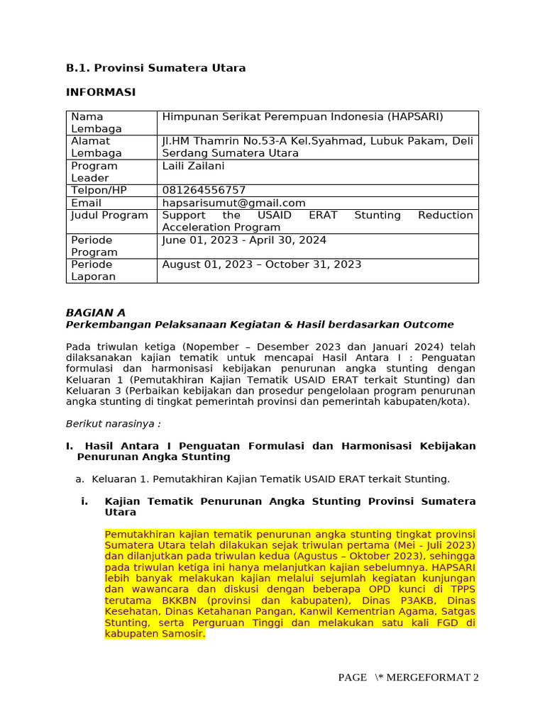 Update Kajian Tematik-Draft1 | PDF