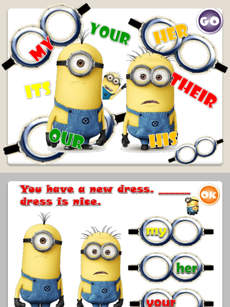 Possessive Pronouns Fun Activities Games Games 67972 | PDF