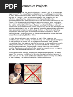 Demonetization Project Class12 Economics | PDF