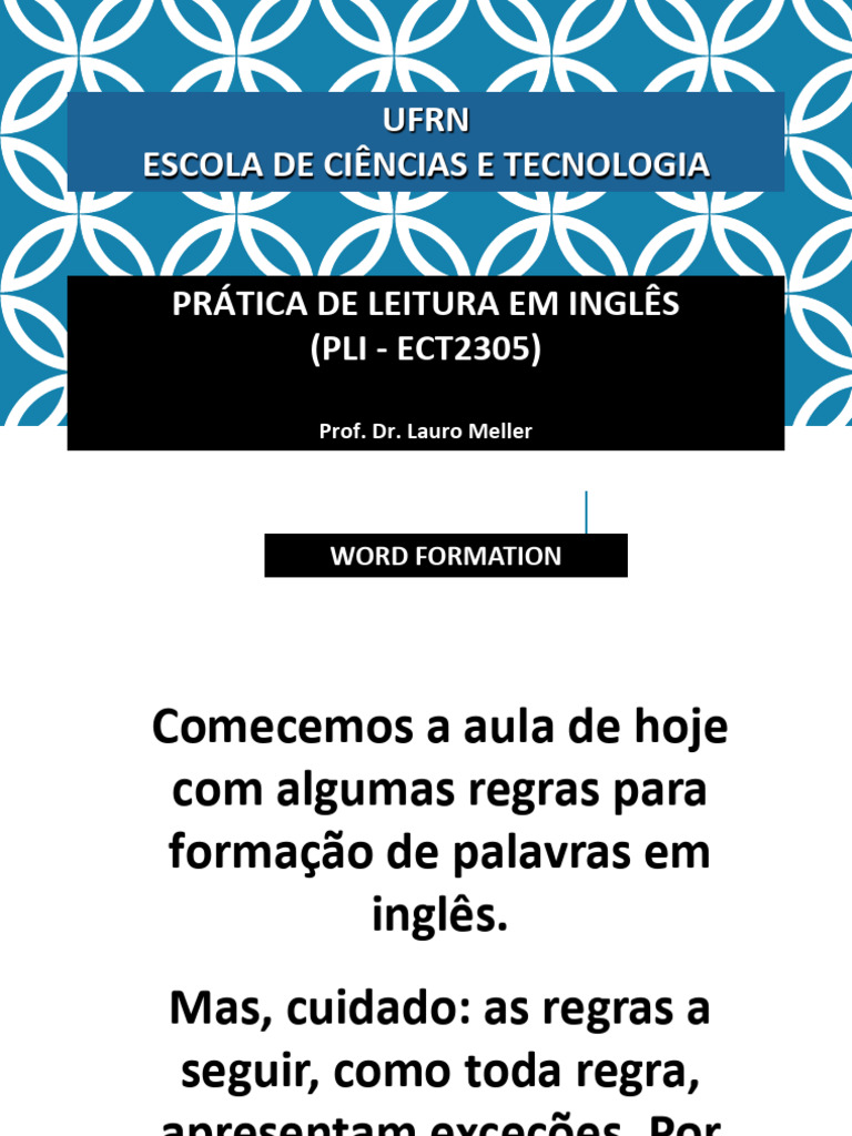 Pli 2023.2 Word Formation | PDF