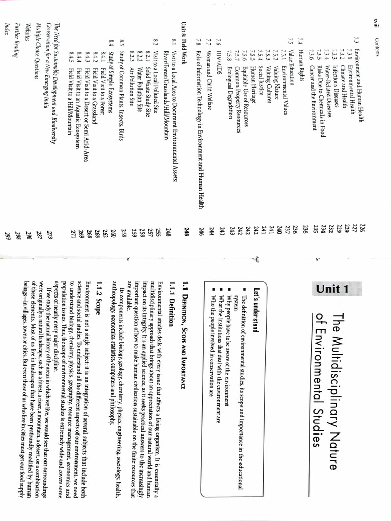 1 The MDN of EVS English | PDF | Ecosystem | Soil