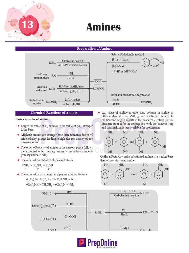 High pKb of Aniline Explained | PDF