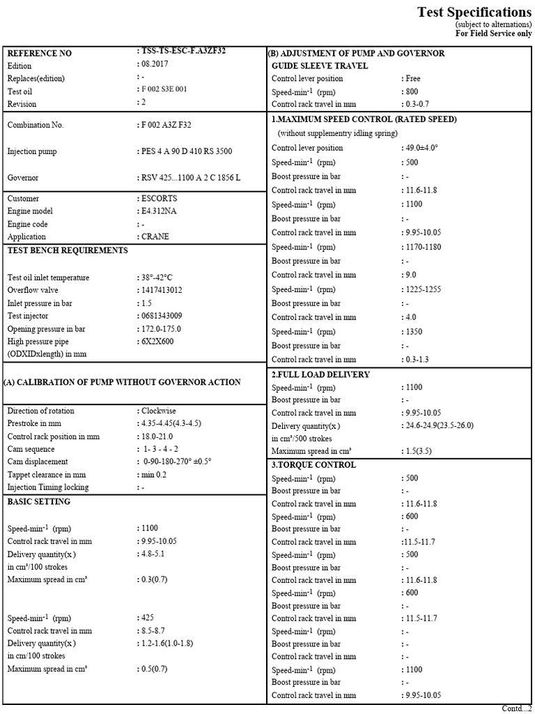 A3z F32-Test - 240505 - 125900 | PDF | Pump | Engines