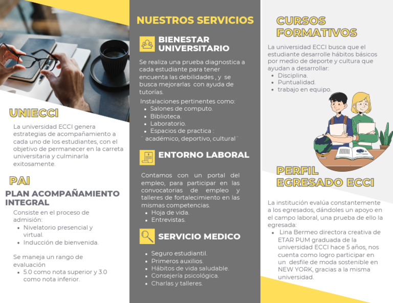 Folleto Brochure de Servicios Empresa Profesional Amarillo (1) | PDF