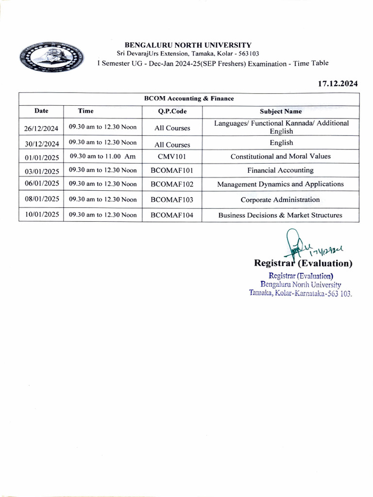 Ug 1 ST Sem Sep Freshers | PDF