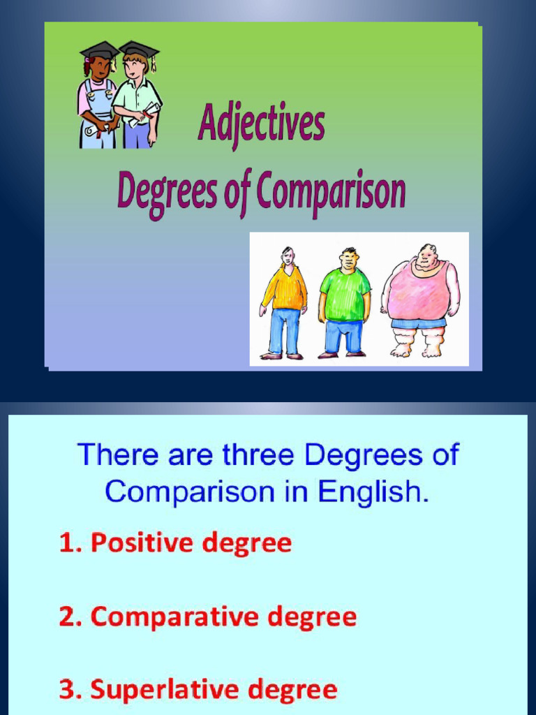 Adjective Degrees Explained | PDF