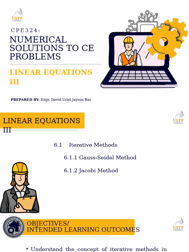 CE324 Module 6 Linear Equations | PDF | Mathematics Of Computing | Algebra