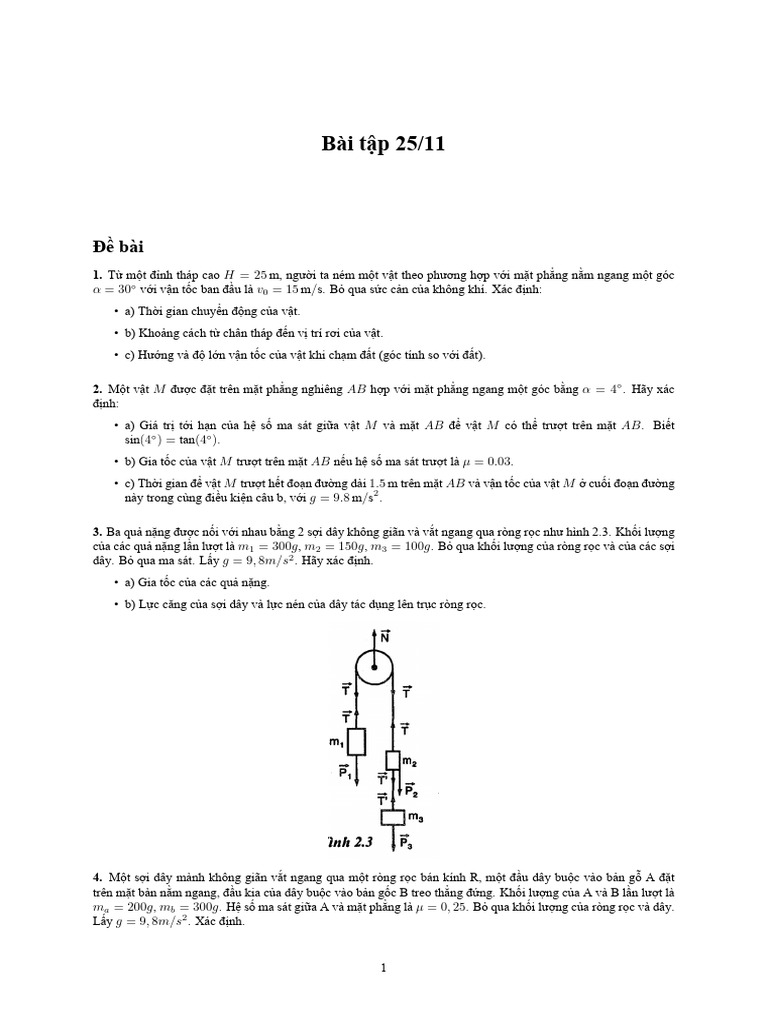 Bài tập 25-11 | PDF