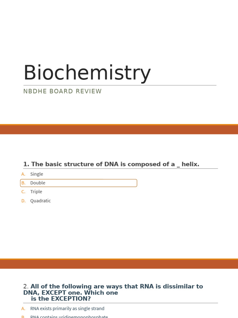 Biochemistry Board Review | PDF | Lipoprotein | Cholesterol