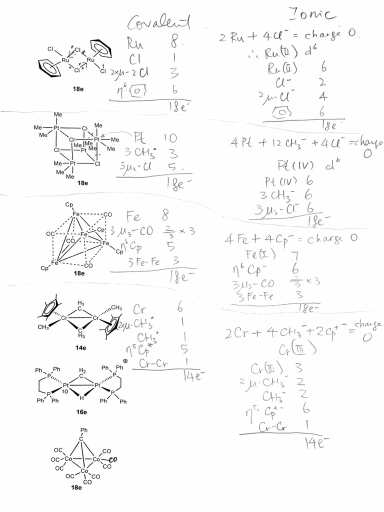 2022-09-08 Cluster Electron Count | PDF