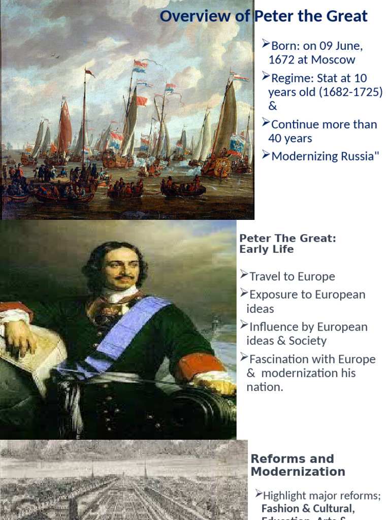 Peter the Great: Reforms and Legacy | PDF