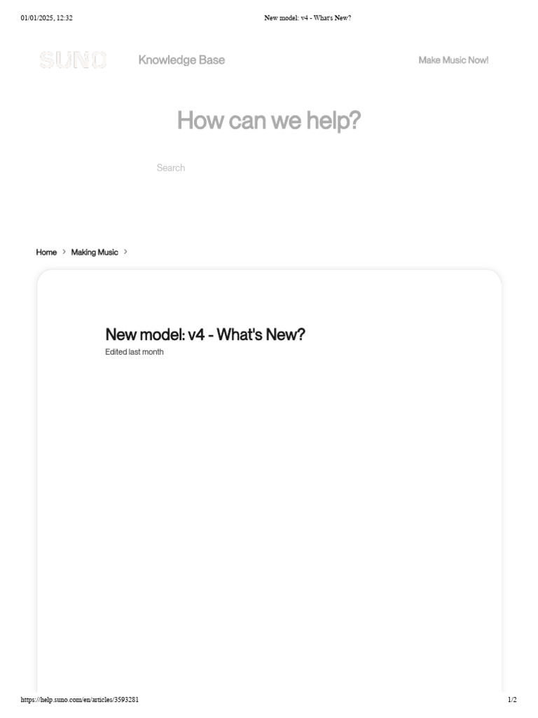 New Model - v4 - What's New | PDF