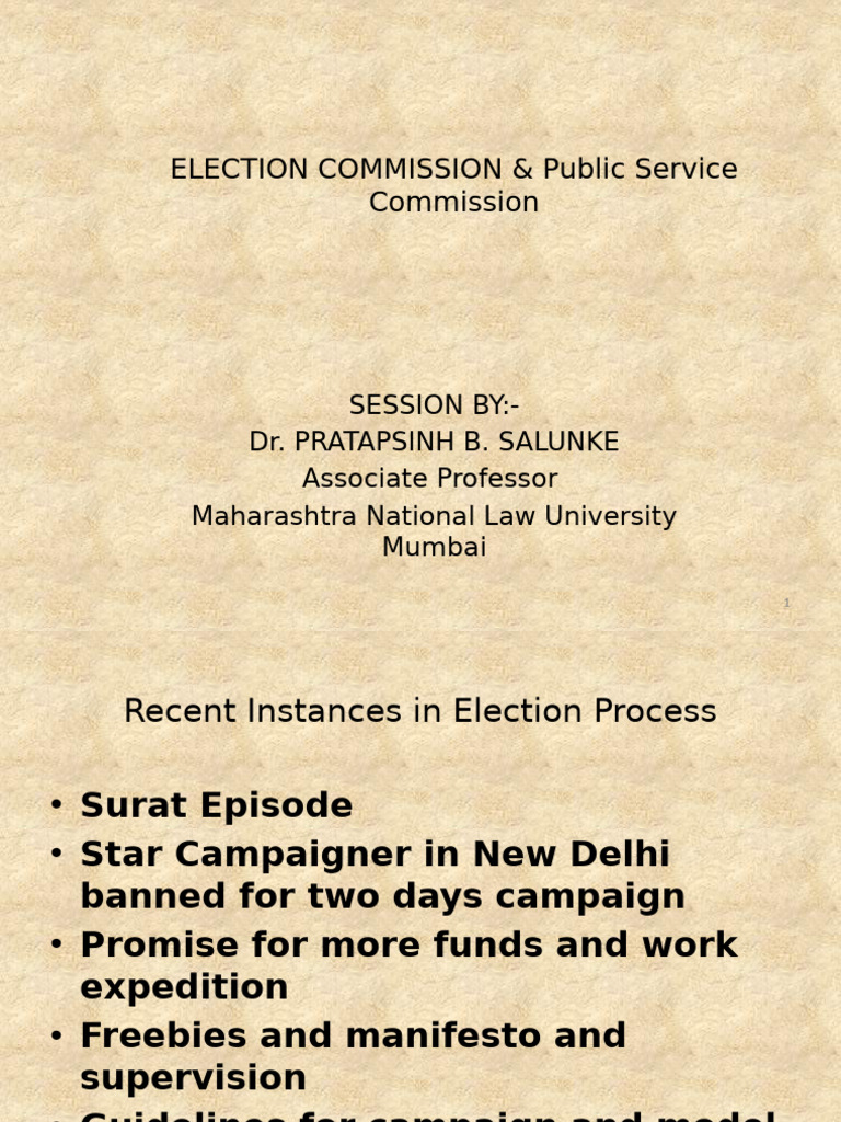 Election Commission Overview and Functions | PDF | Elections | Suffrage