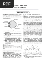Class10 Human Eye Notes | PDF | Eye | Human Eye