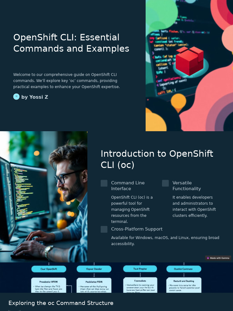 OpenShift CLI Essential Commands and Examples | PDF | Command Line Interface | Computing Platforms