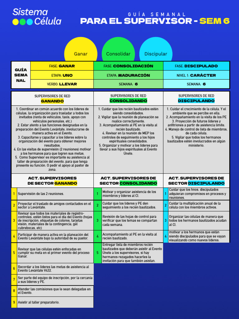 Guía 6 Supervisor - LLEVAR | PDF