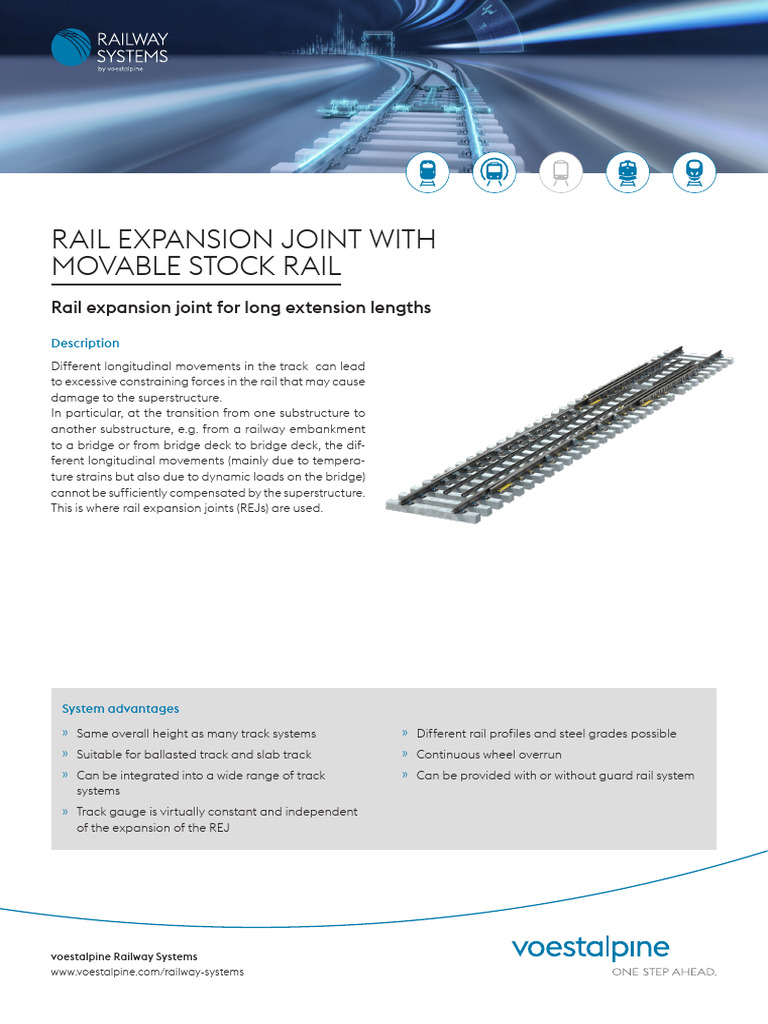 MT ME HH HS Rail Expansion Joint With Movable Stock Rail Preview | PDF ...