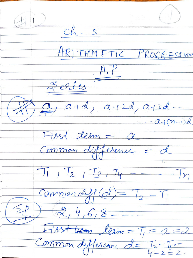 class 10 maths chapter 5 ap (1) | PDF