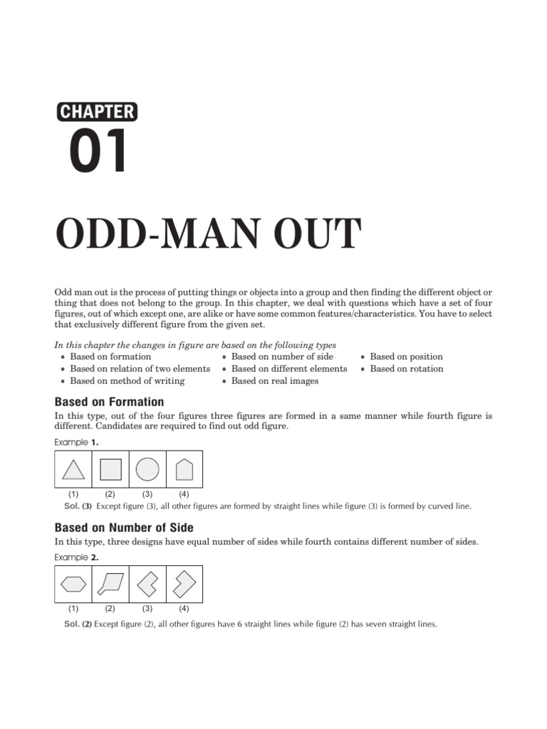 Odd-Man Out Ex-1 (1) | PDF | Shape | Circle