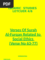 Surah Al Furqan 63-77 | PDF | God In Islam | Muhammad