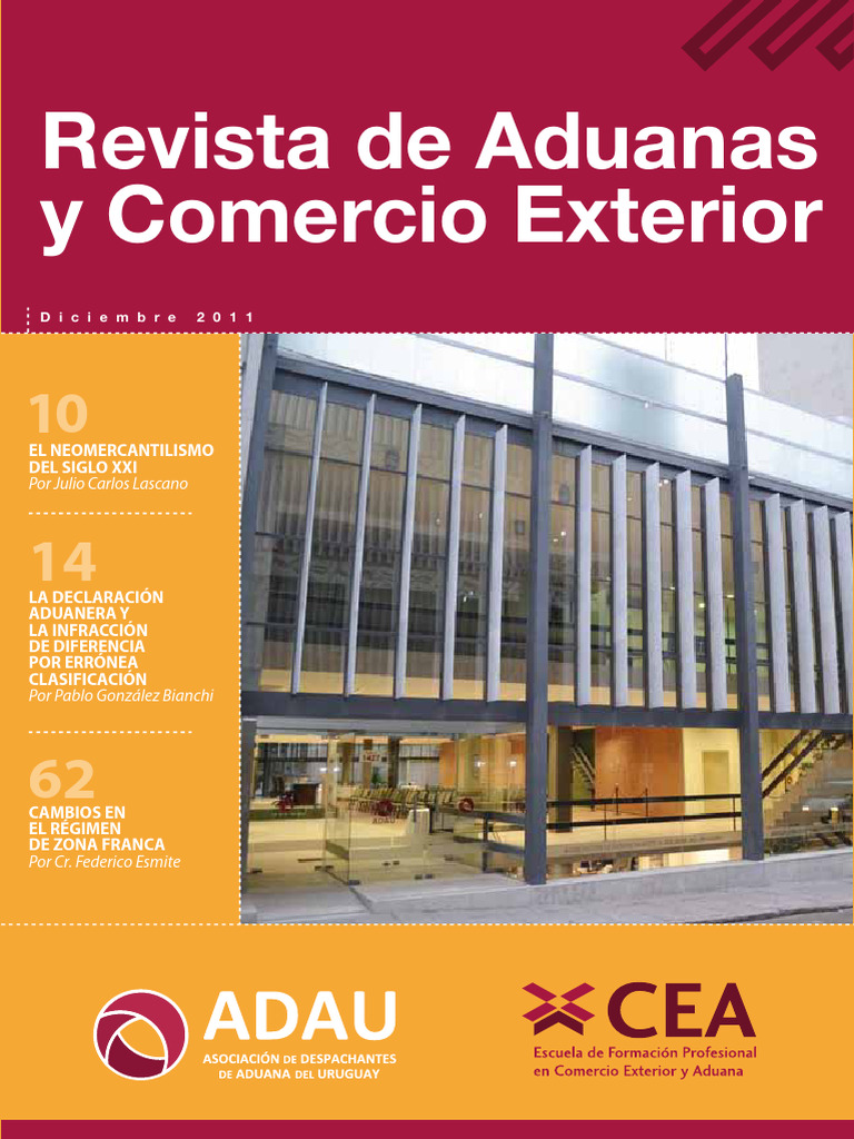 revista_de_aduanas_y_comercio_exterior._nro._2 | PDF | aduana | Arancel