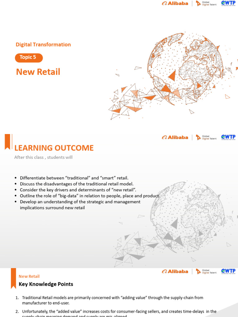 DT Topic 5 - New Retail - V2 | PDF | Retail | E Commerce