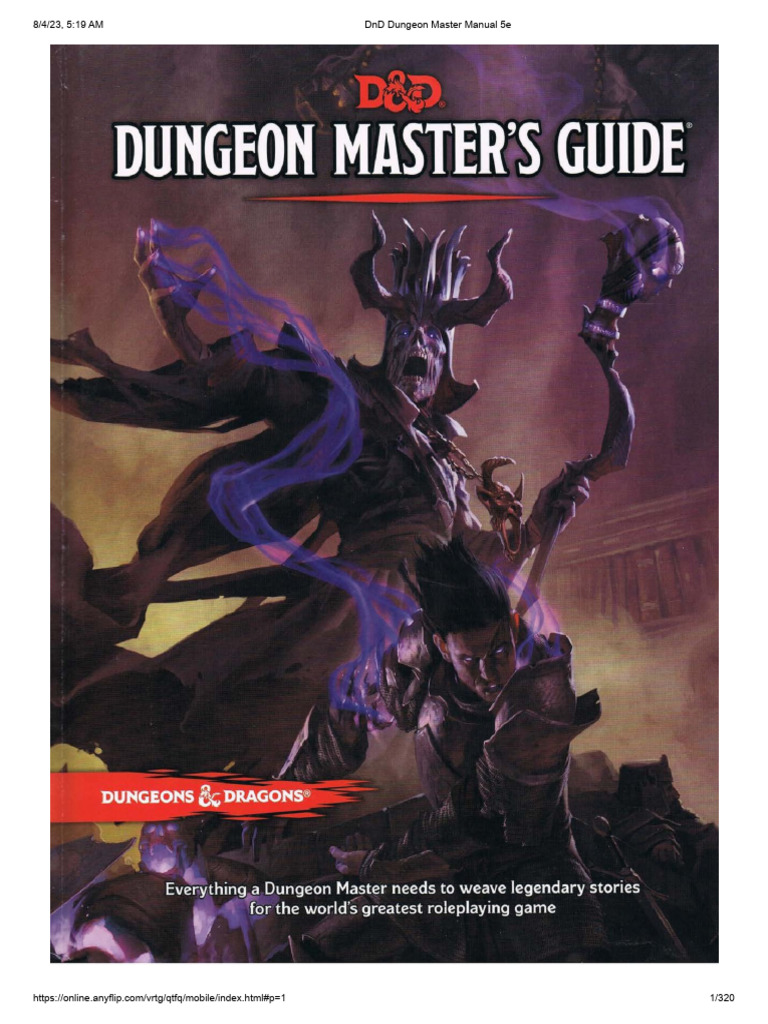 DnD 5e Dungeon Master Guide | PDF
