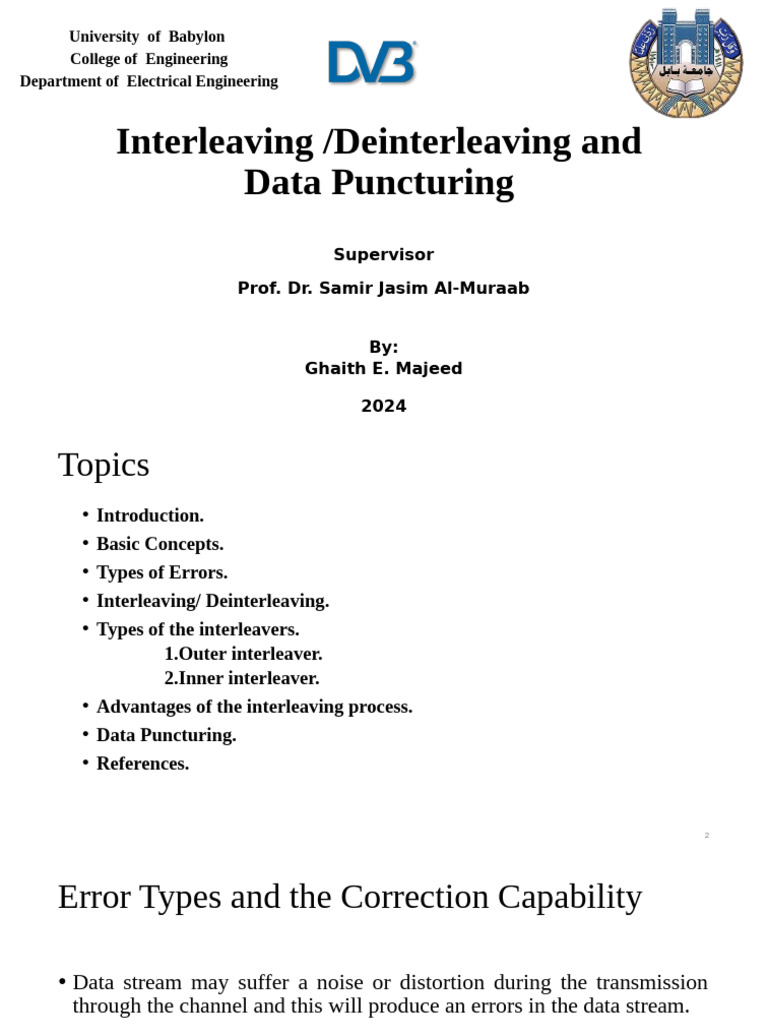 Interleaving and Puncturing by Ghaith (2) | PDF | Computer Science | Computer Data