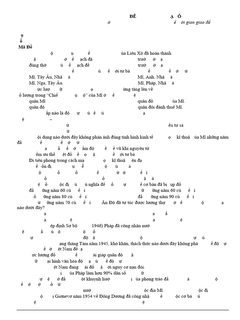 de-thi-thu-tot-nghiep-mon-su-2024-mau-so-3 | PDF