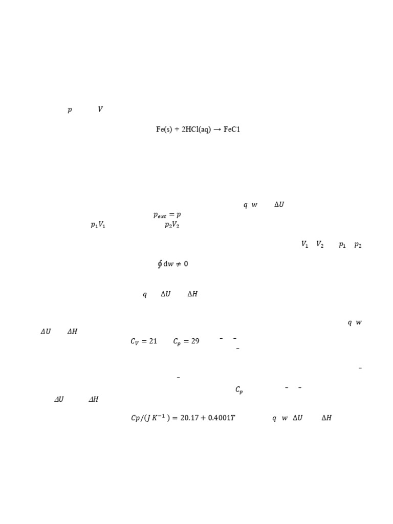 CH 201 Tutorial Set 1 | PDF | Heat | Metrology