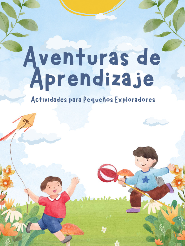 Aventuras de Aprendizaje Actividades para Pequeños Exploradores ...