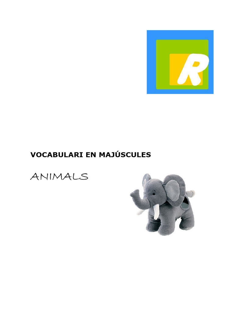 Vocabulari Bàsic Animals | PDF