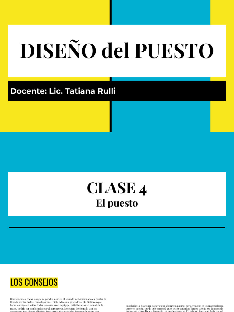 Diseño Del Puesto - Clase4 | PDF | Marca