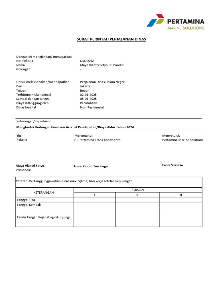 Form SPD Final Maya | PDF
