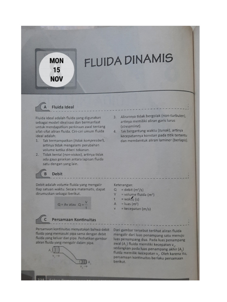 Fluida Dinamis | PDF