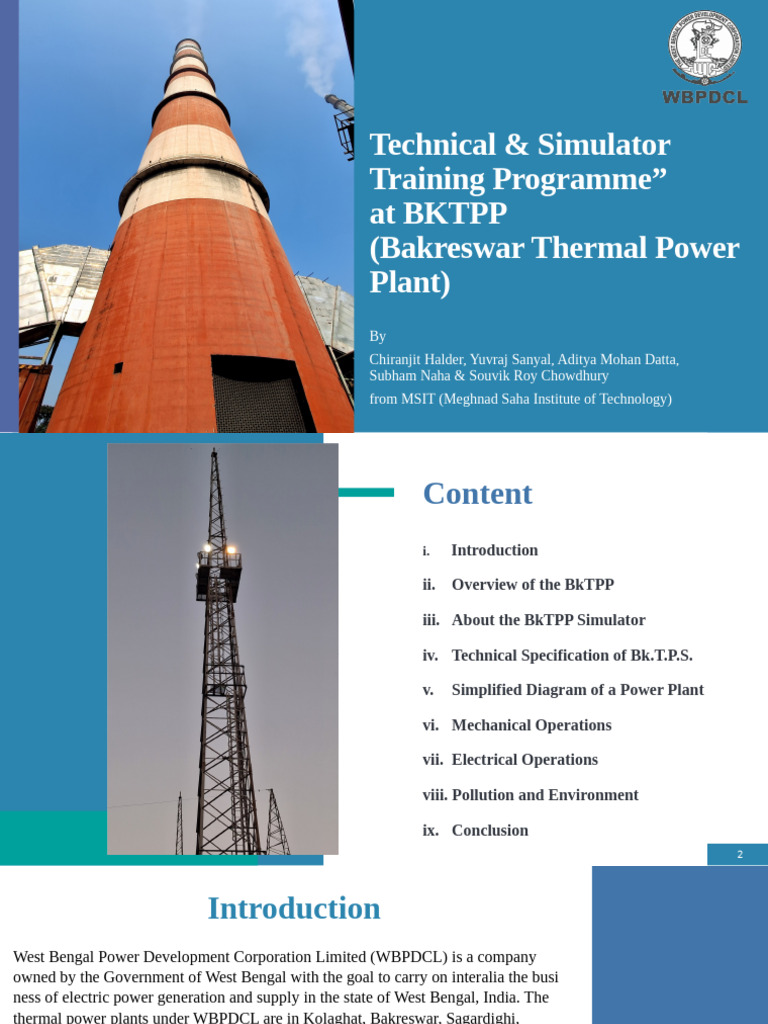VT PPT of BkTPS | PDF | Boiler | Transformer