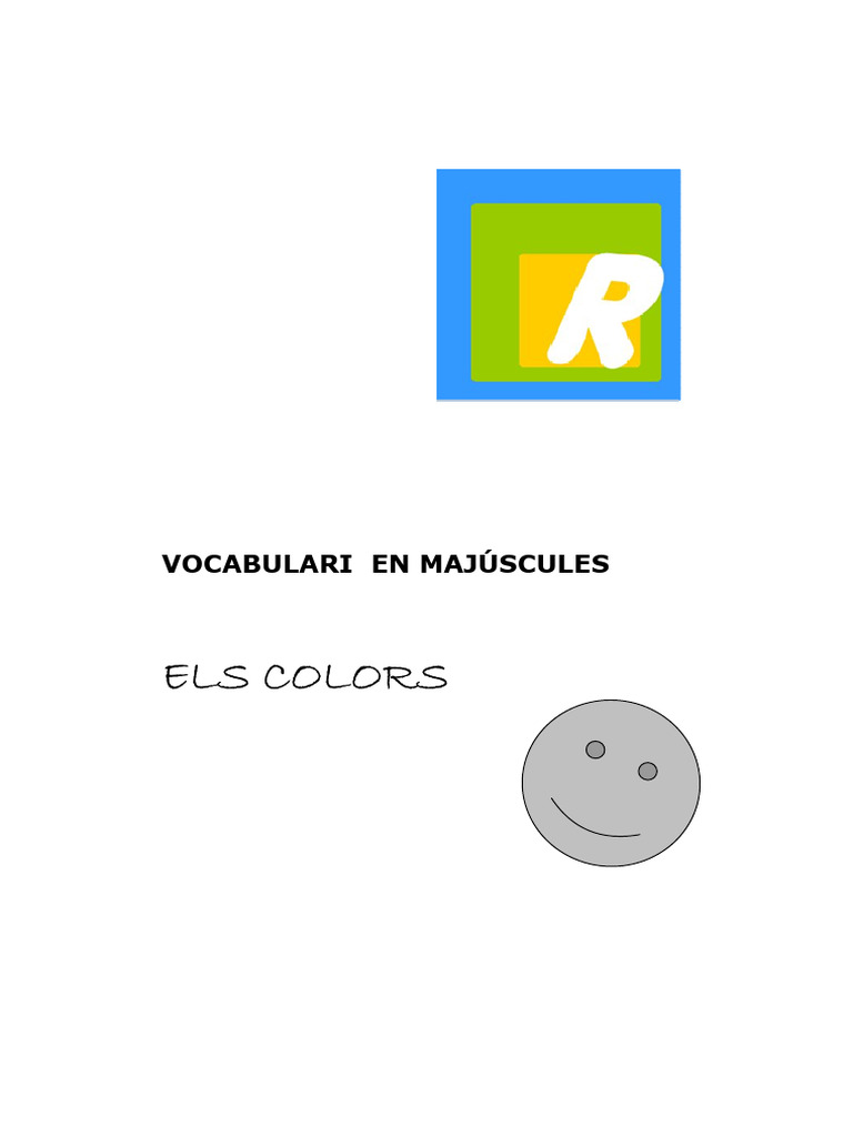 Vocabulari Bàsic Colors | PDF