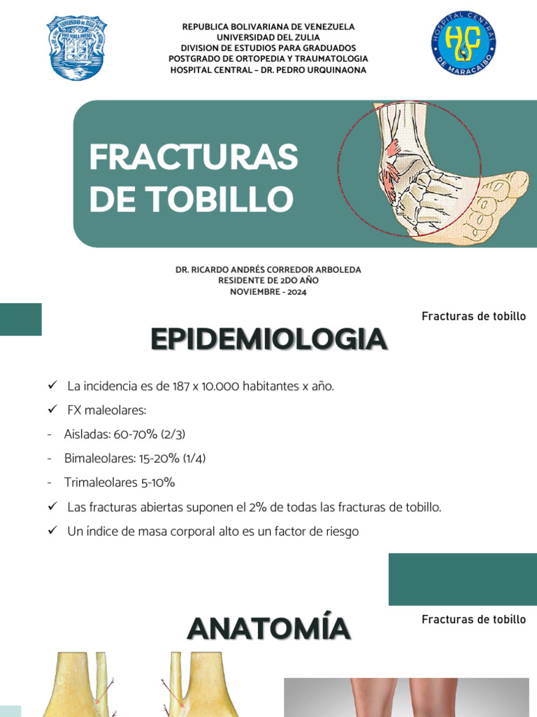 FX de Tobillo PDF | PDF | Tobillo | Articulaciones