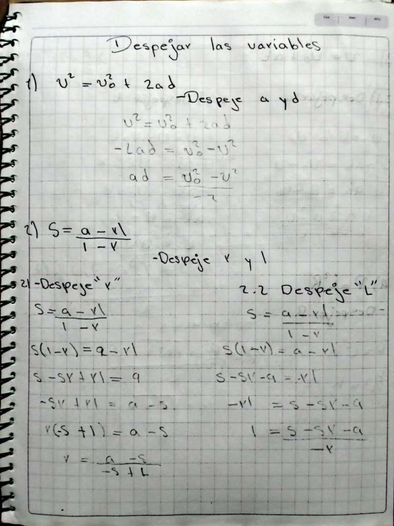 Hoja de ejercicios semana 8 Precalculo | PDF