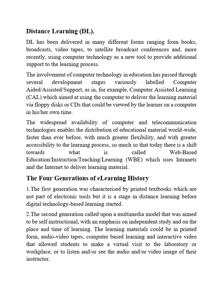 lect 1_merged | PDF | Educational Technology | Learning