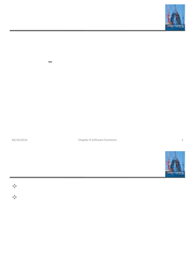 Ch9 Evolution | PDF | Agile Software Development | Software