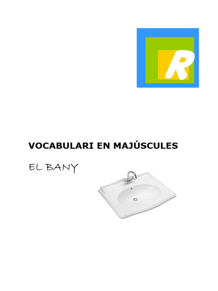 Vocabulari Bàsic El Bany | PDF