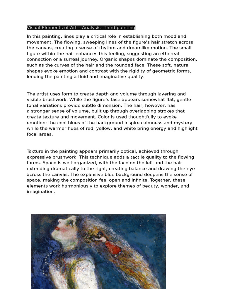 Visual Art Analysis: Third Painting | PDF