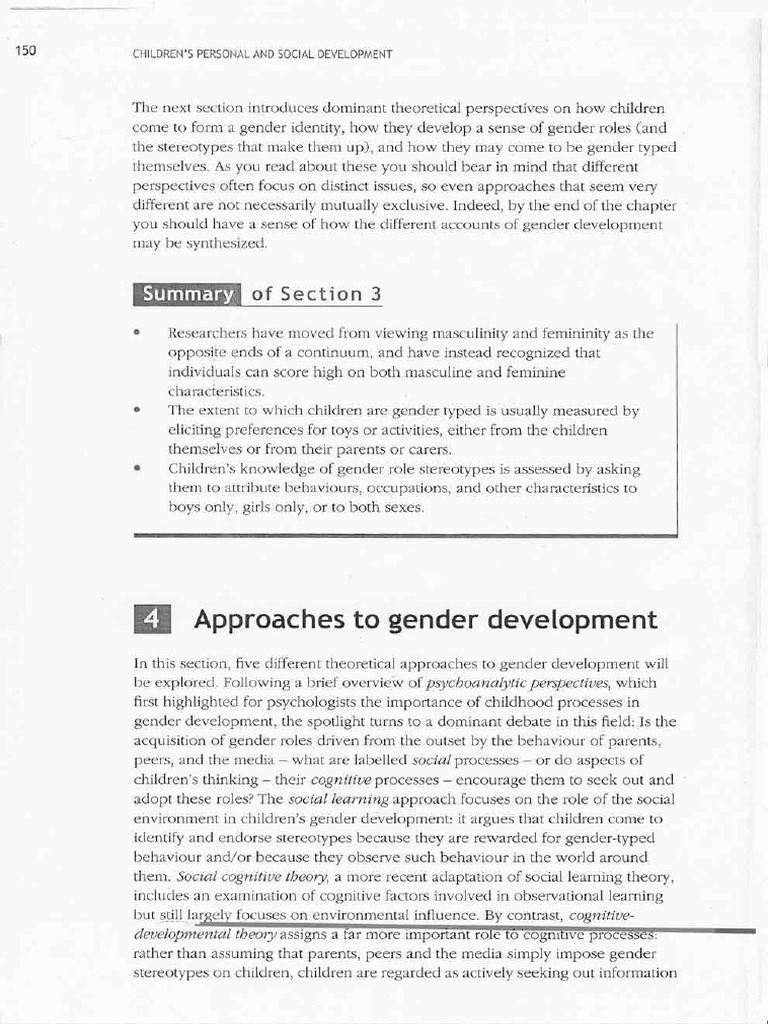 What Are The Influences Affecting Children's Acquisition of Gender ...